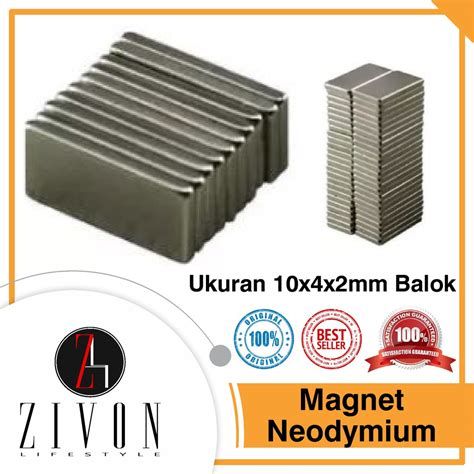 Jual Strong Magnet Neodymium X X Mm Balok Persegi X X Mm Ne