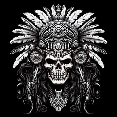Update More Than 72 Aztec Skull Tattoo Drawings Super Hot In Coedo Vn