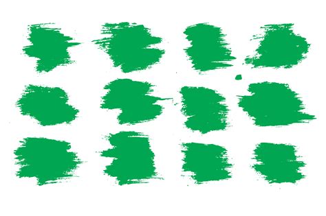 Hand Painted Brush Stroke Collection Graphic By Bdvect1 Creative Fabrica