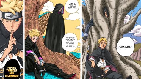 Boruto Vs Sasuke Otsutsuki Kashin Koji Is Here Boruto Two Blue
