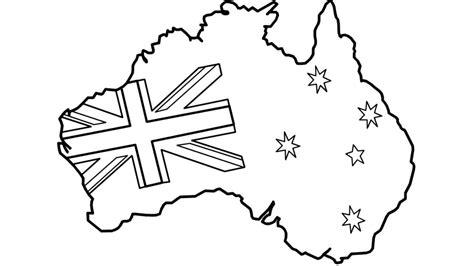 Australian Map Outline Drawing Easy Step By Step Youtube