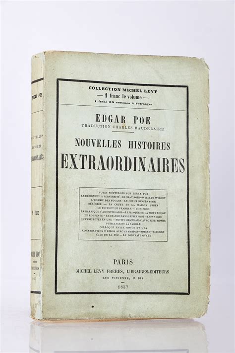 POE Nouvelles Histoires Extraordinaires Edition Originale Edition