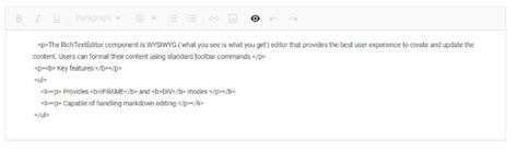 Style And Appearance In Blazor Richtexteditor Component Syncfusion