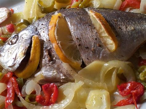 Dorada Al Horno Con Verduras Las Recetas De Maria Antonia