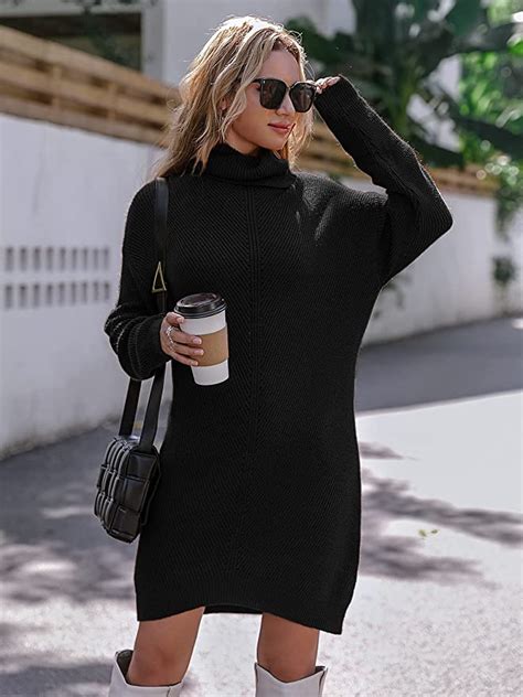 Shop This Soft Turtleneck Sweater Dress For Winter Weather Us Weekly