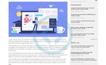 Source Code Website Profil Institusi Perguruan Tinggi Kampus