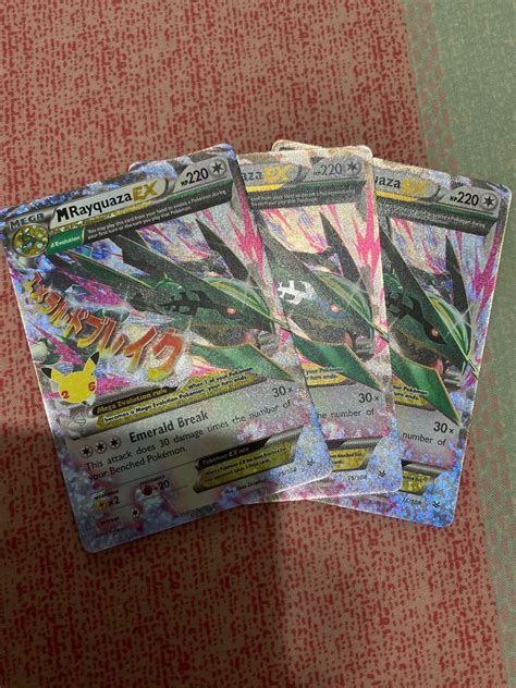 M Rayquaza EX Pokemon 25th Anniversary Celebrations Mega Rayquaza EX