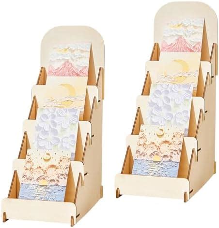 DoubleFill 2 Pcs Greeting Card Display Stand 6 X 11 8 X 15 4 Inch 4