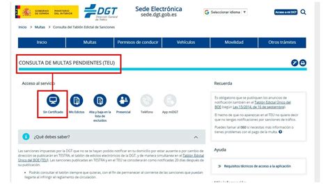 C Mo Saber Si Tengo Multas De Tr Fico A Trav S De La Dgt