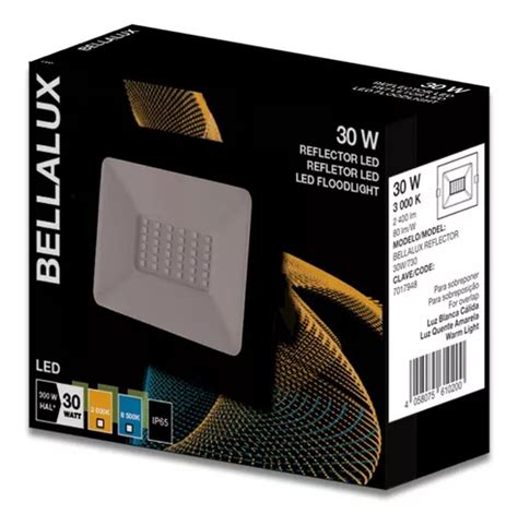 Proyector Reflector Led Bellalux 30w Luz Cálida E A