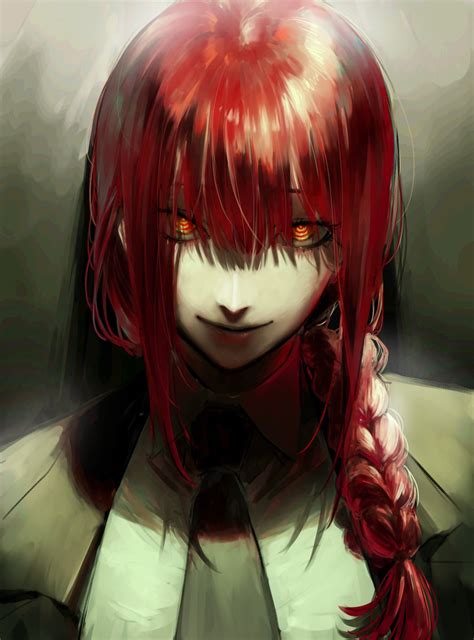 Chainsaw Man Red Hair Girl Zerkalovulcan