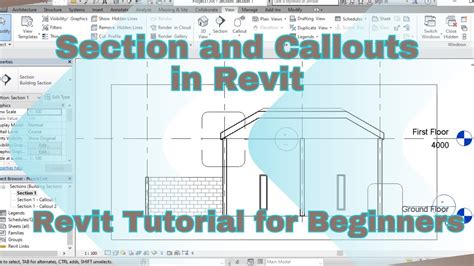 Sections And Callouts Revit Tutorials For Beginners YouTube