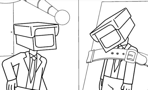 Dibujos de Inodoro Skibidi para colorear Páginas para colorear