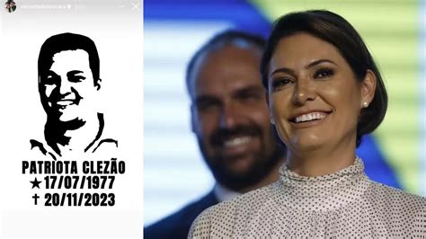 Michelle Bolsonaro Posta Homenagem A Preso Do Morto Patriota