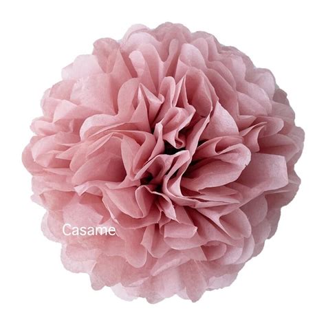 5 Pcs Tissue Paper Pompoms Flower Garland Wedding Decoration DIY Paper