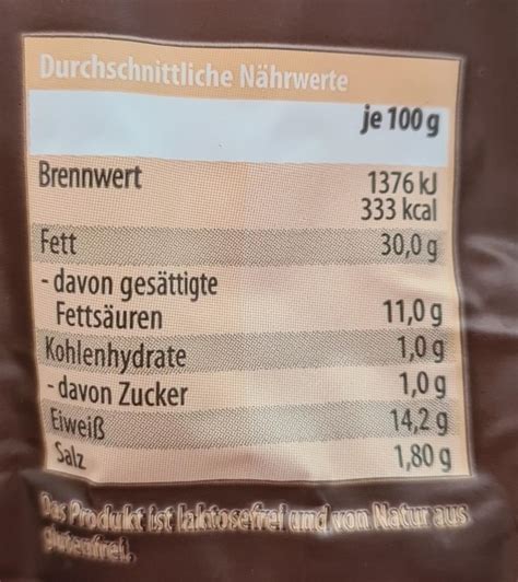 Original Nürnberger Rostbratwürste Kupfer kalorie kJ a nutriční