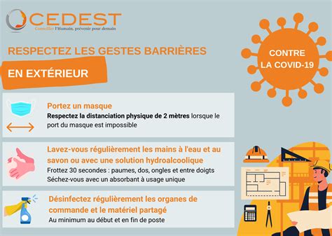 COVID 19 I Nouvelles affiches respectez les gestes barrières dans les