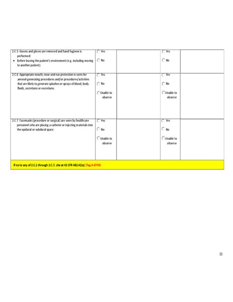 Infection Control Risk Assessment Worksheet Printable