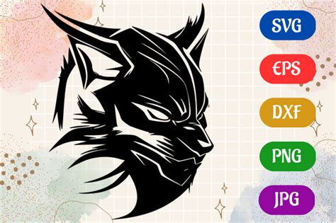 Wildcat SVG EPS DXF PNG Silhouette Graphic By Creative Oasis