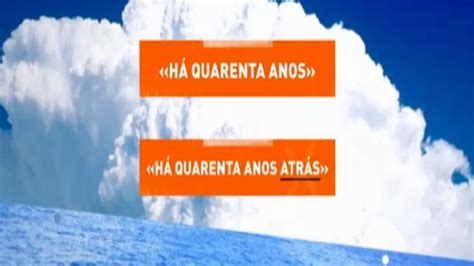 Há cinco anos atrás não é modo de falar RTP Ensina