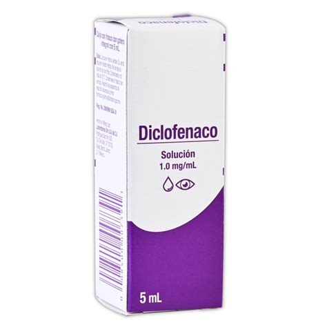 Medically Diclofenaco Sol Oft 1 Mg Fco Gotero C 5 Ml Farmacia