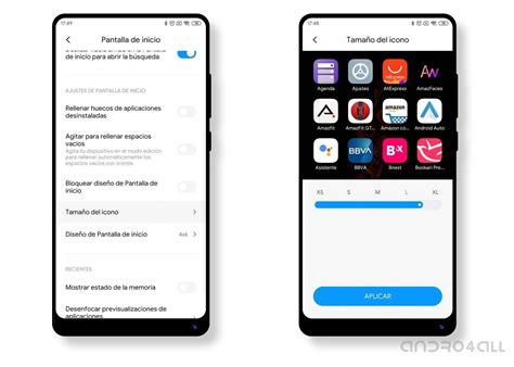 Cambia el tamaño de los iconos en Android todas las formas posibles