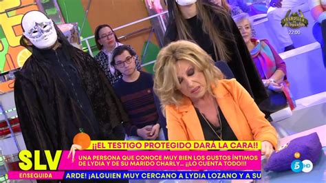 Lydia Lozano rompe a llorar y abandona el plató de Sálvame por la