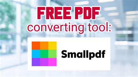 free pdf converting tool youtube