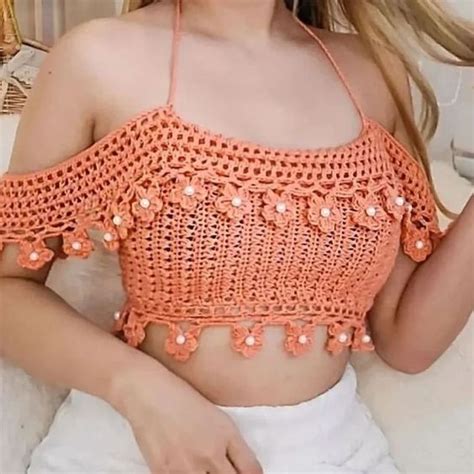 Aprende A Tejer Este Hermoso Top A Crochet Manualidades