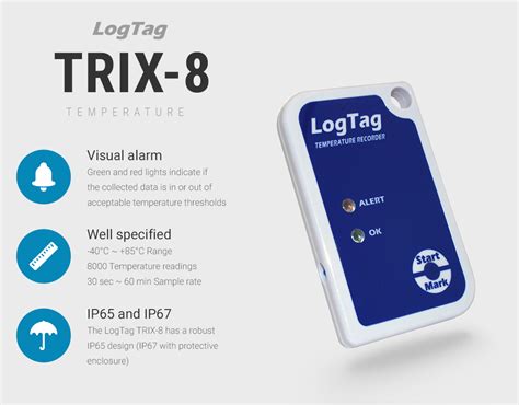 LogTag TRIX 8 Temperature Data Logger