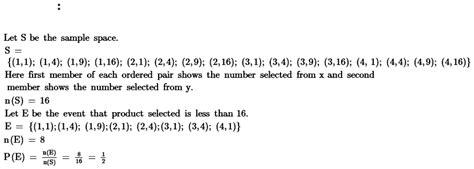 a number x is selected at random from the numbers 1 2 3and 4 another number y is selected at