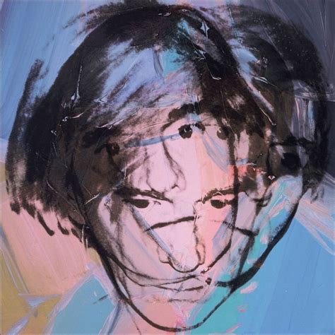 Andy Warhol Self Portrait Acrylic And Silkcreen Ink On Canvas