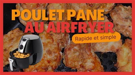 Poulet pané au AIRFRYER rapide et simple YouTube