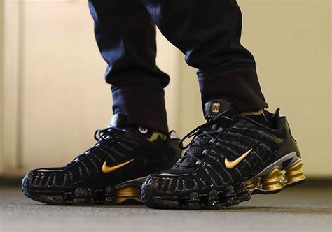 Neymar Jr Has A Black And Gold Nike Shox TL Collaboration Nike Shox