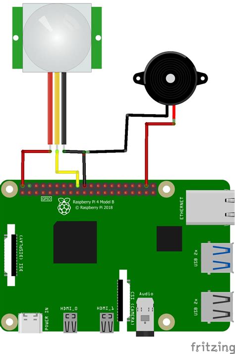 How To Use The Raspberry Pi4 Camera And PIR Sensor To Send E Hackster Io