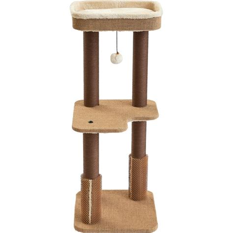 Mau Lifestyle Rizzo In Modern Wooden Cat Tree White Chewy