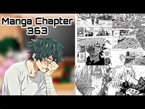 Class1A And Pro Heroes React To Deku Manga Chapter 363 MHA BNHA React