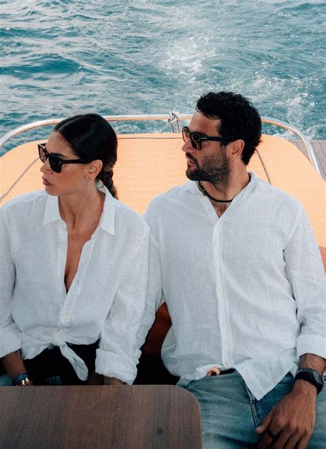 Tenis La Modelo Y Presentadora Melissa Satta Y El Tenista Matteo