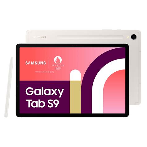 Samsung Galaxy Tab S9 11 SM X710 128 GB Beige Wi Fi Tablet Computer