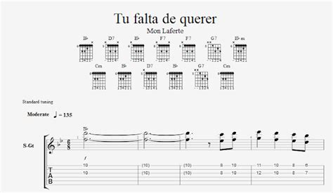 Tu Falta De Querer Partitura Tabs Acordes Acompa Amiento