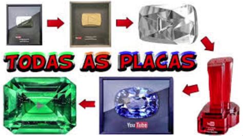 Todas As Placas Placas Do Youtube Youtube
