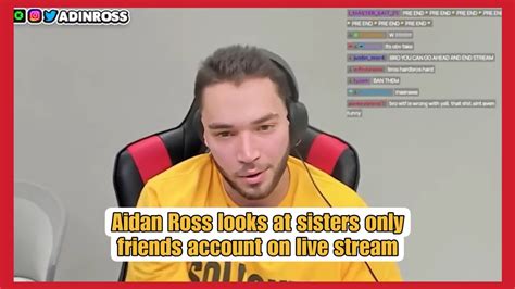 Adin Ross Gets Tricked Into Staring At His Nked Sister 💀 Youtube