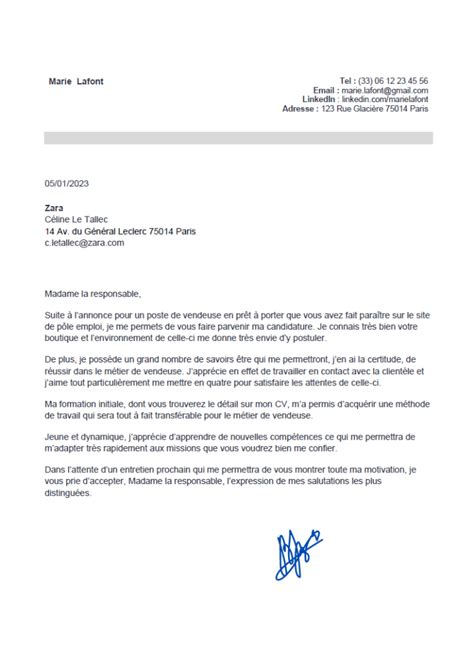 Guide Lettre de motivation sans expérience 4 exemples