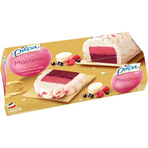 Buche Glac E Tendre Macaron Pilpa La Boite De G Prix Carrefour