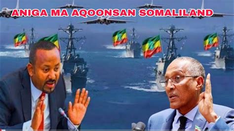 Deg Deg Abiy Ahmed Oo Dhabar Jibiyay Muuse Biixi Saxiixii Badda Iyo
