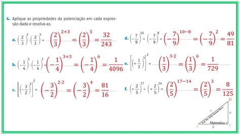 Exerc Cios Potencia O De N Meros Racionais Youtube