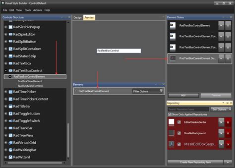 themes radtextboxcontrol telerik ui for winforms
