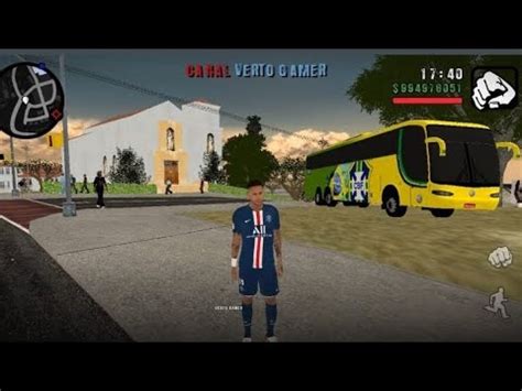 Skin do Neymar Ônibus da Seleção Brasileira para GTA SA Android YouTube