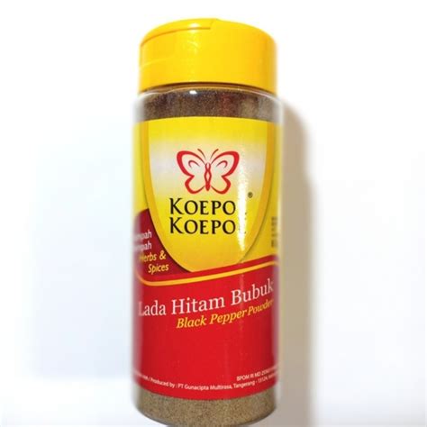 Jual LADA HITAM BUBUK KOEPOE KOEPOE 83 GR KUPU KUPU Shopee Indonesia