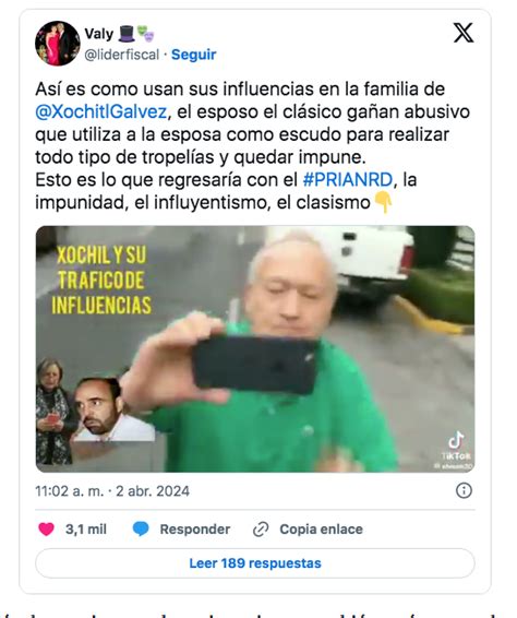 Ahora surge un video del esposo de la candidata Xóchitl Gálvez donde